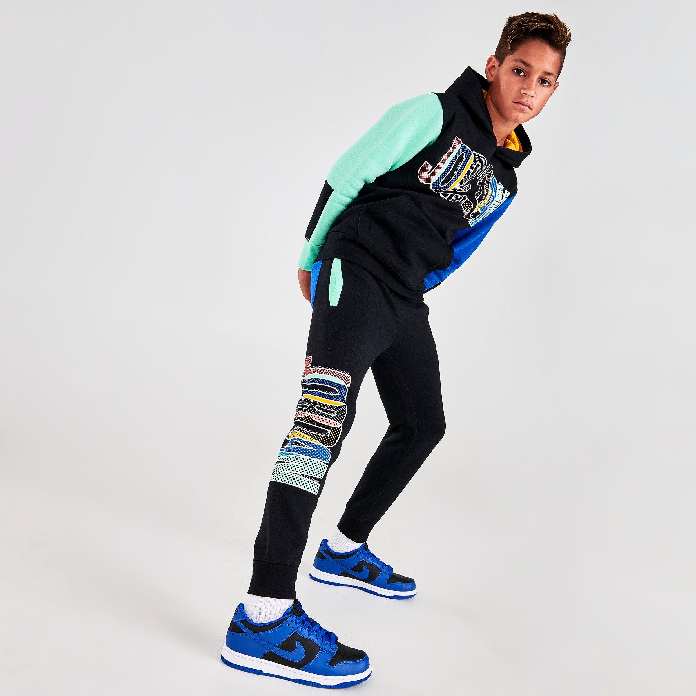 UPC 742728824680 - Jordan Kids' Mismatch Fleece Pants in Black at ...