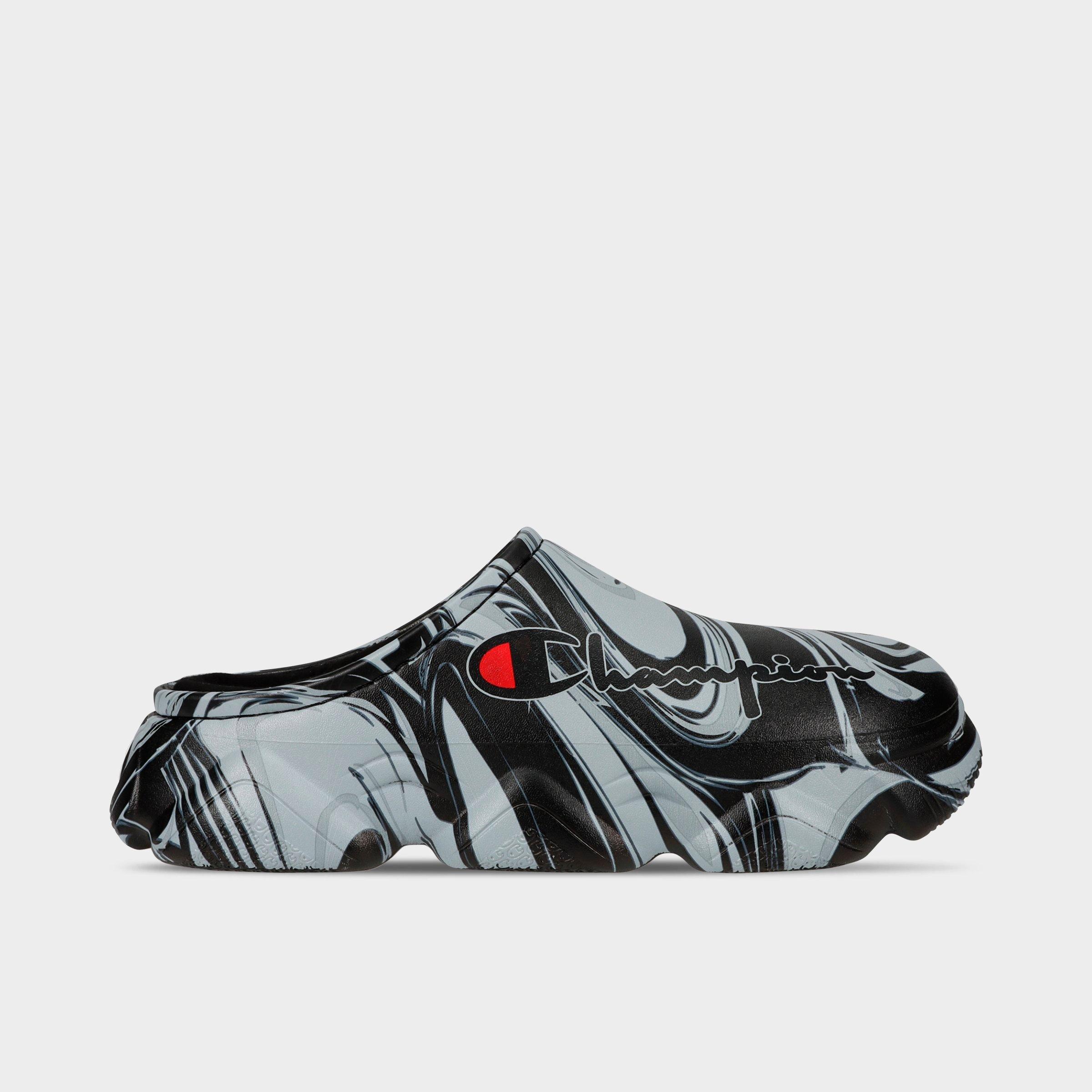 Champion Women's Super Meloso Swirl Clog Shoes In Black/swirl | ModeSens