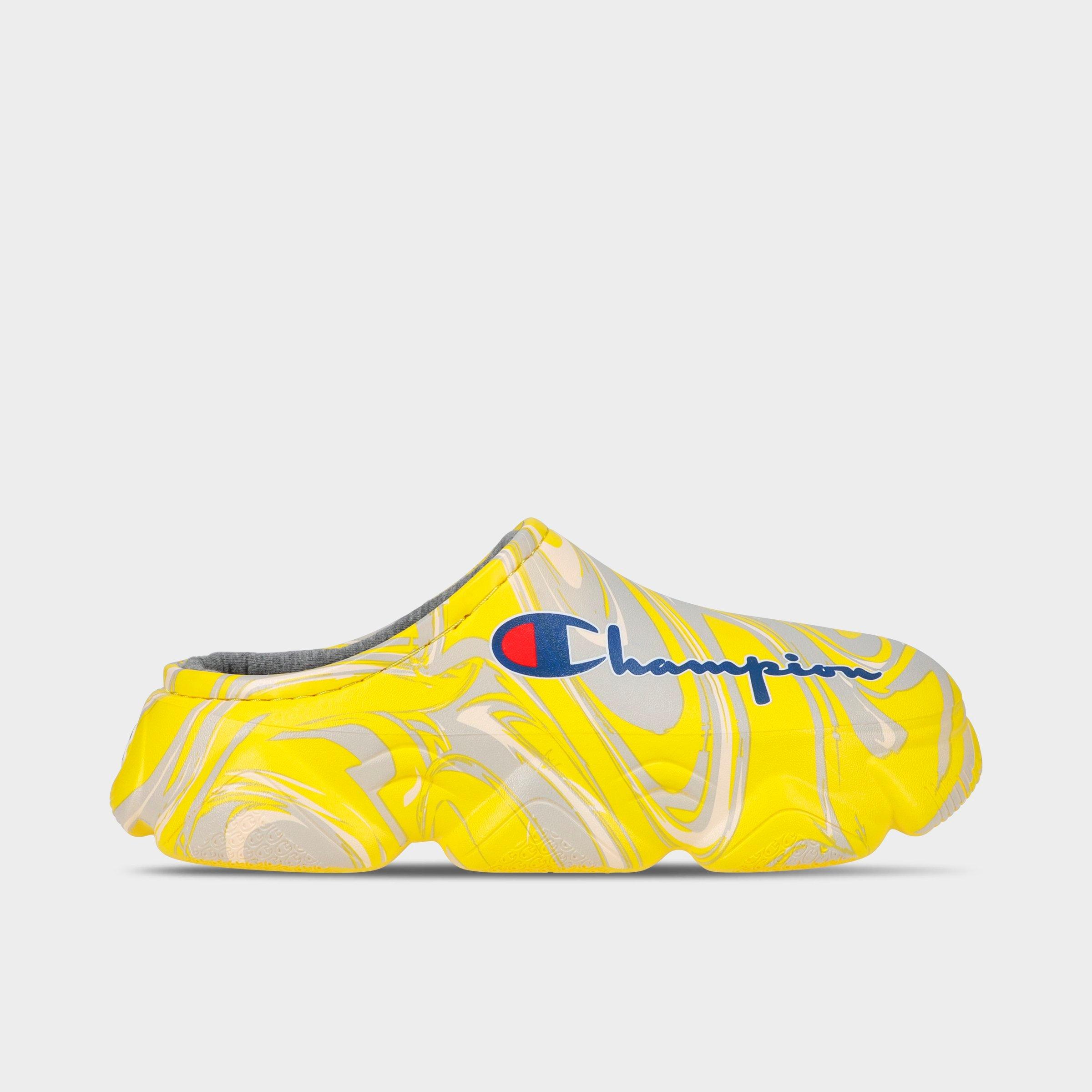 Champion Women's Super Meloso Swirl Clog Shoes In Yellow | ModeSens
