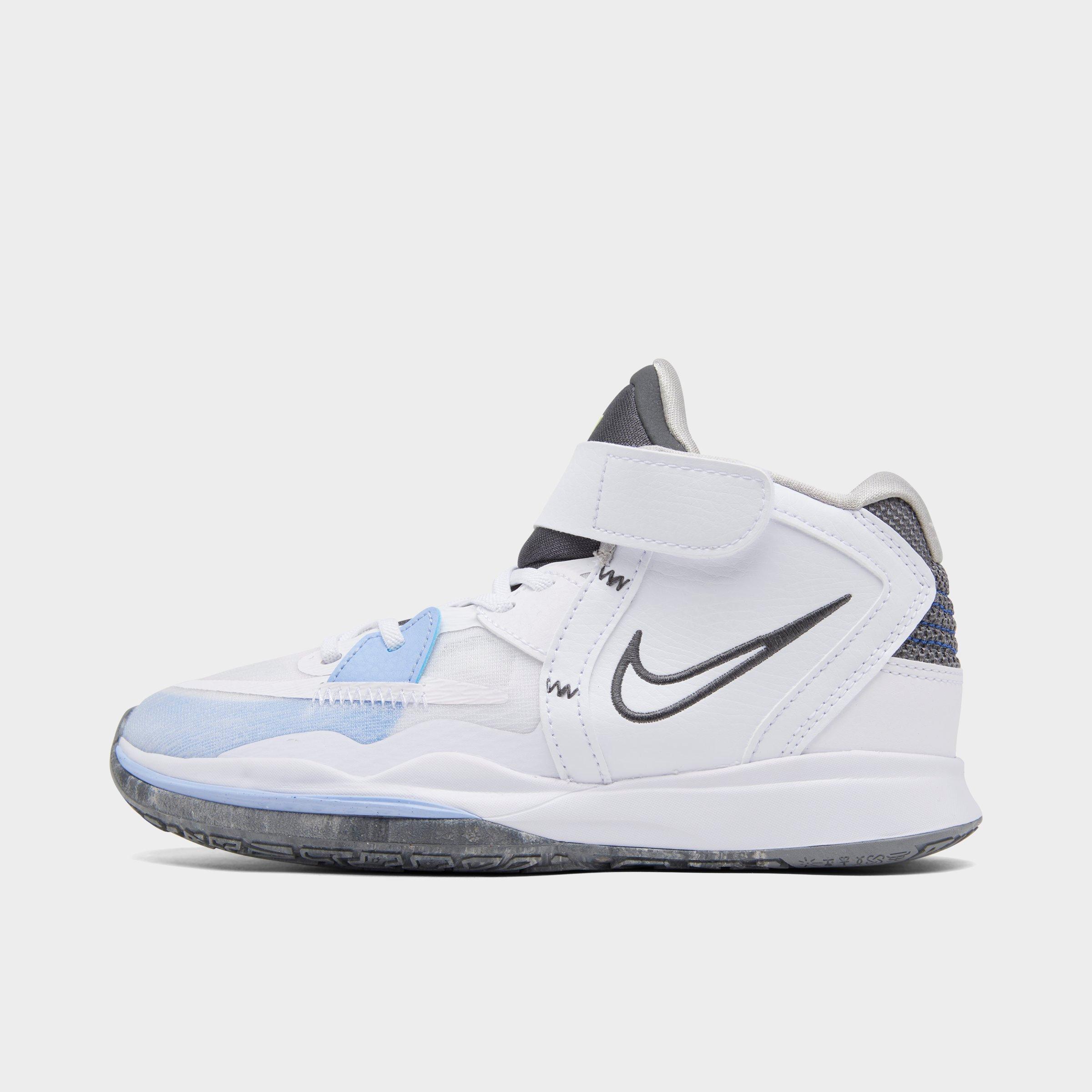 Nike Little Kids' Kyrie Infinity Basketball Shoes In White/iron Grey ...