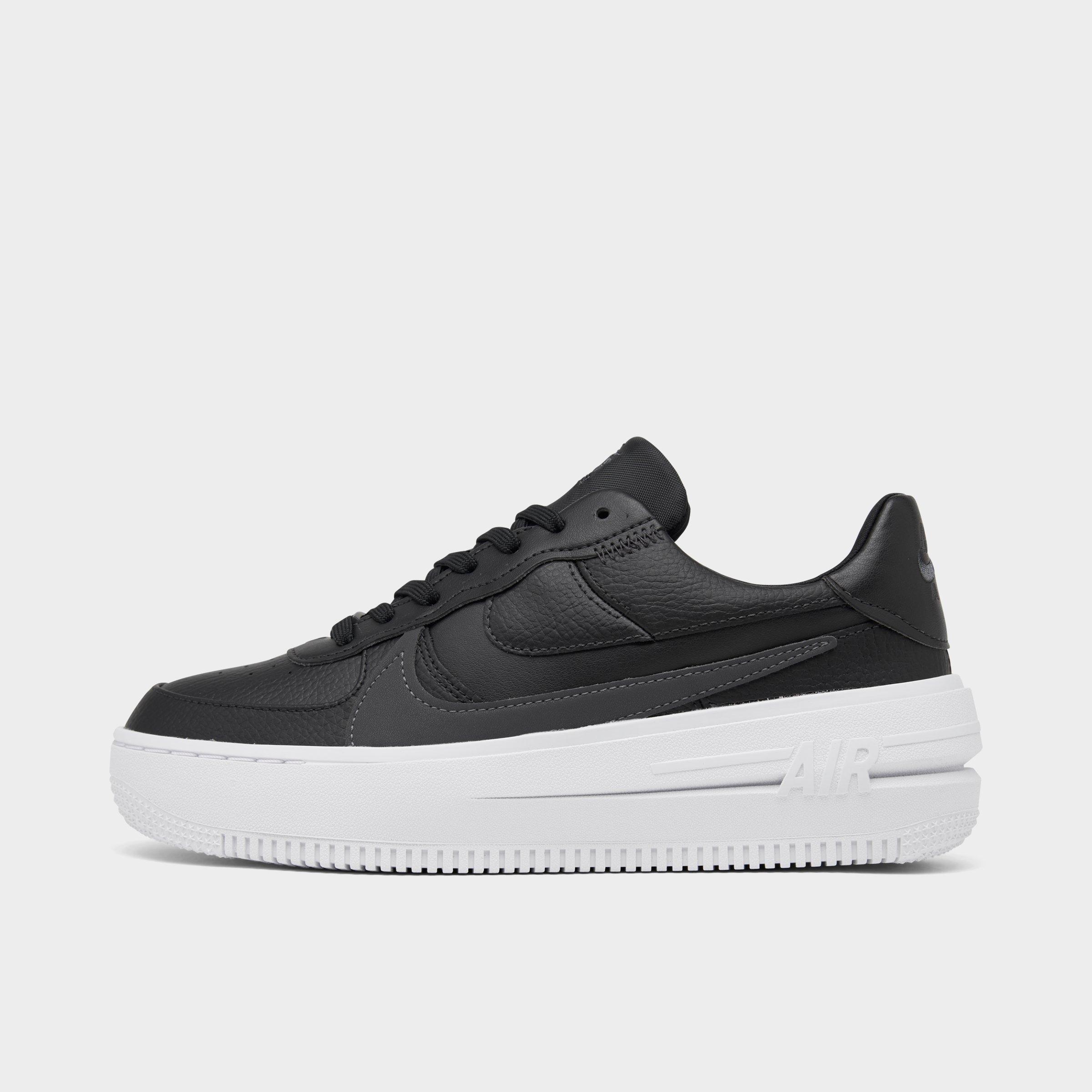 Nike Women's Air Force 1 Plt. Af. Orm Casual Shoes In Black/anthracite ...
