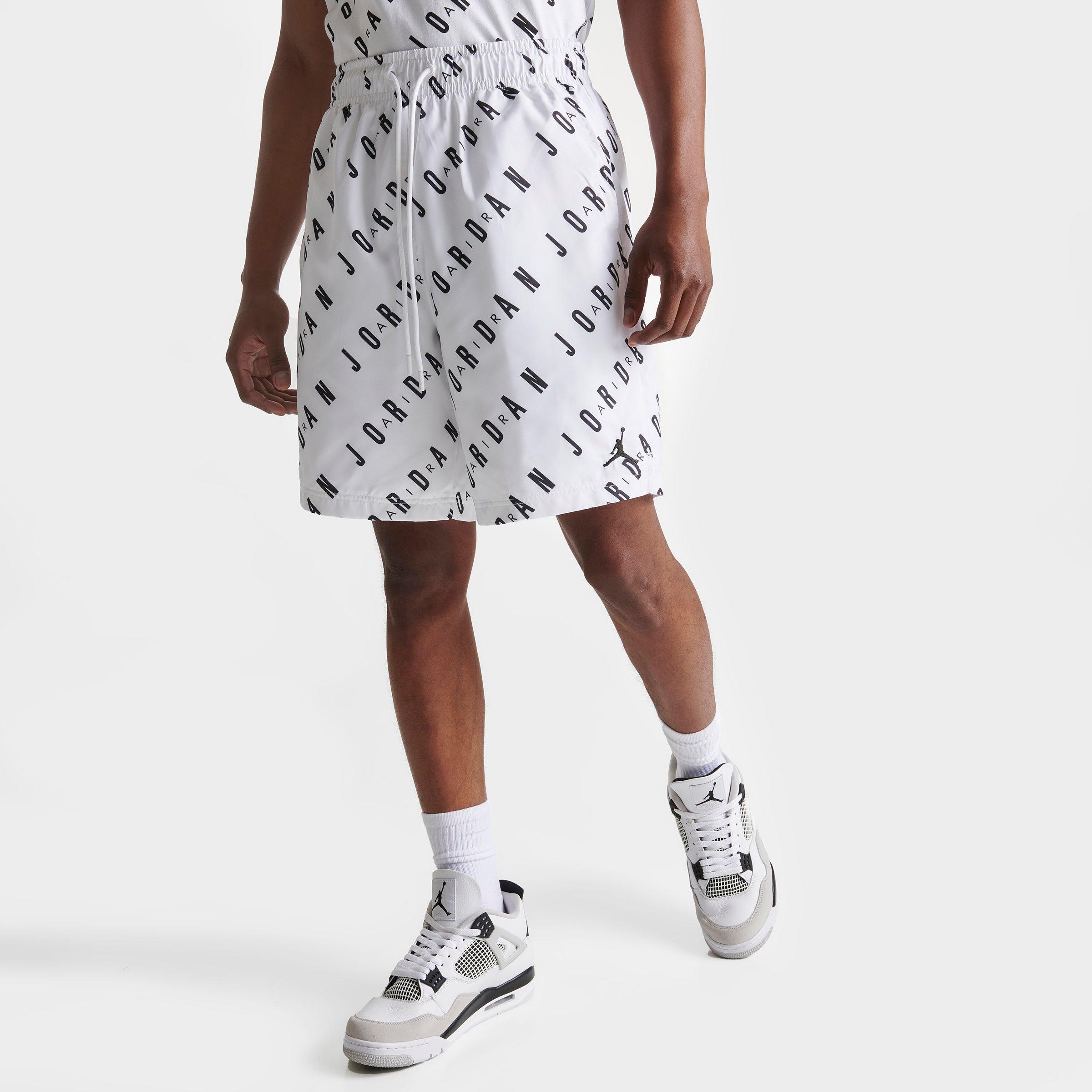 Nike Jordan Men's Essentials Allover Print Poolside Swim Shorts In ...