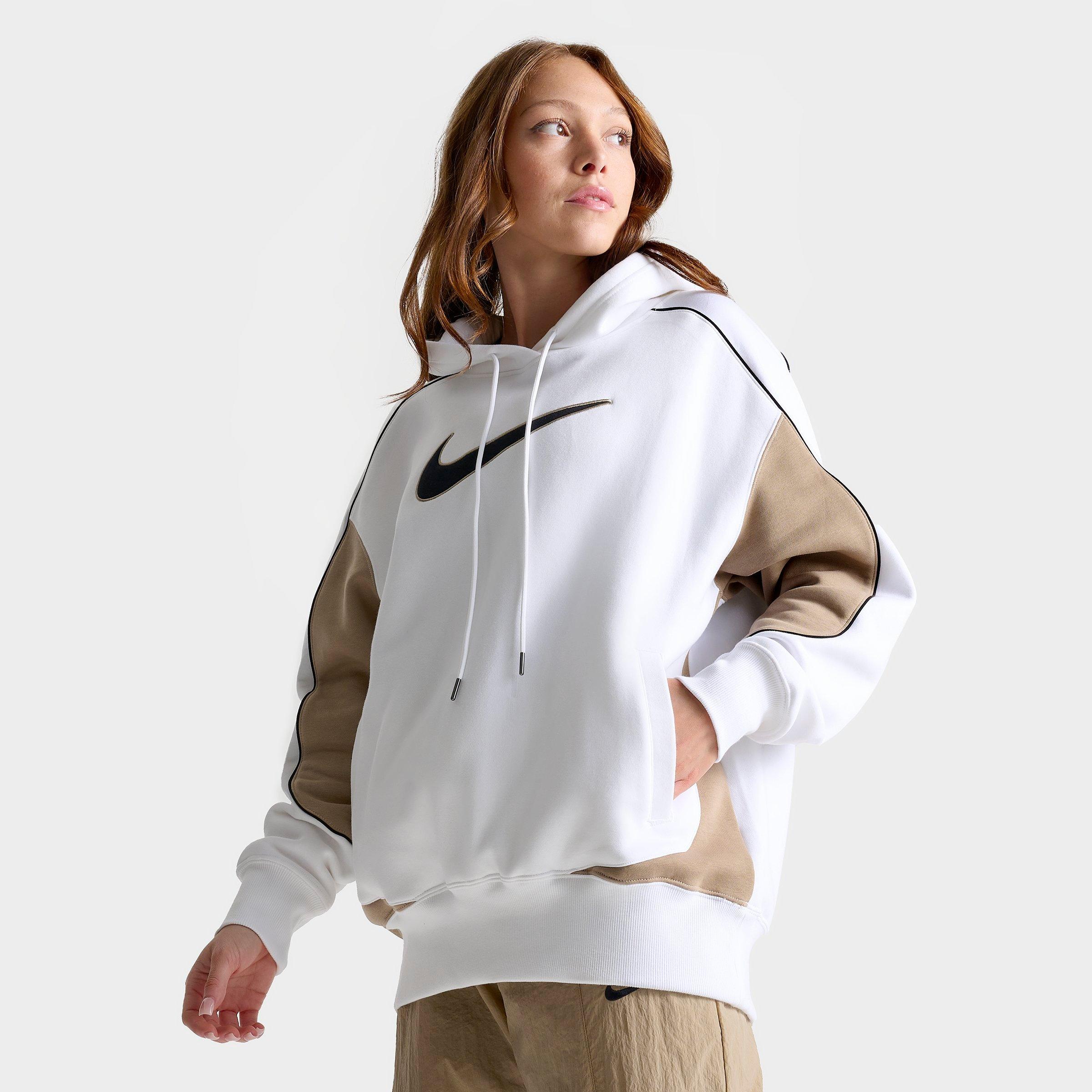Nike Women's Sportswear Street Boyfriend Pullover Hoodie In Anthracite ...