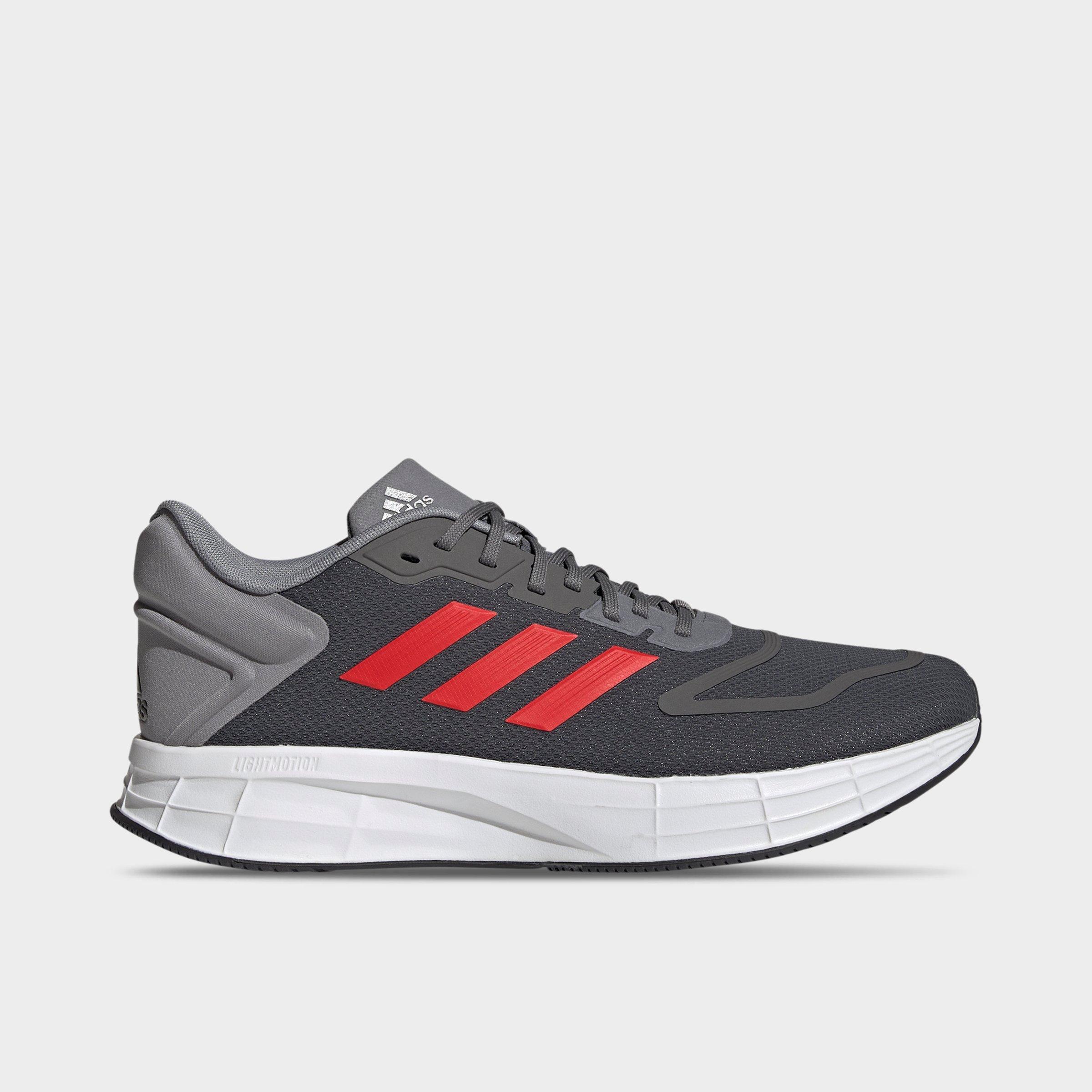 Adidas Originals Adidas Men's Duramo 10 Running Shoes In Grey/vivid Red ...